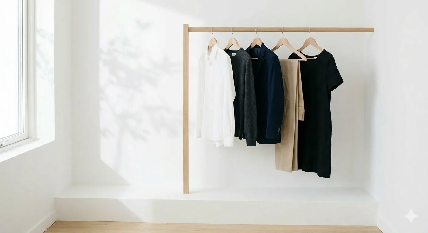 Less Clothes, More Freedom: 5 Tips to Simplify Your Wardrobe｜Murolog